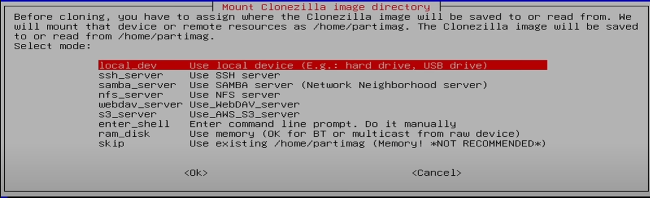 How to Clone or Image your SSD/HDD using Clonezilla?