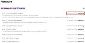 How to Update Samsung SSD's Firmware?