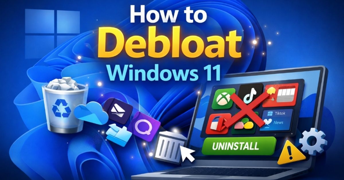 How to Debloat Windows 11 Safely and Effectively