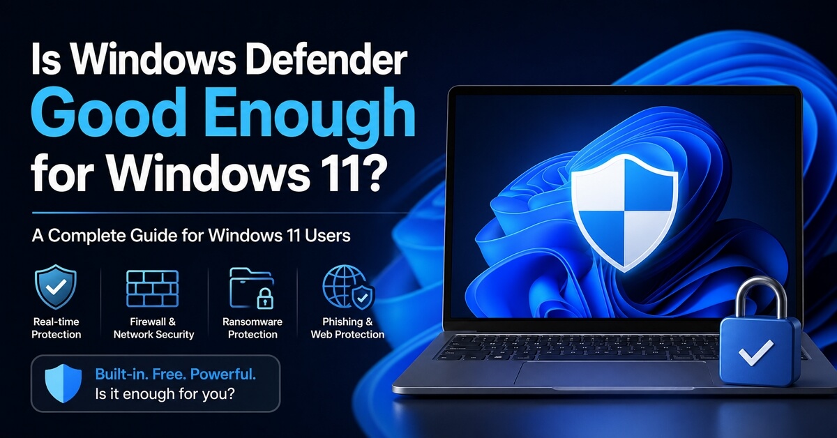 Is Windows Defender Good Enough for Windows 11? (2026 Full Guide)